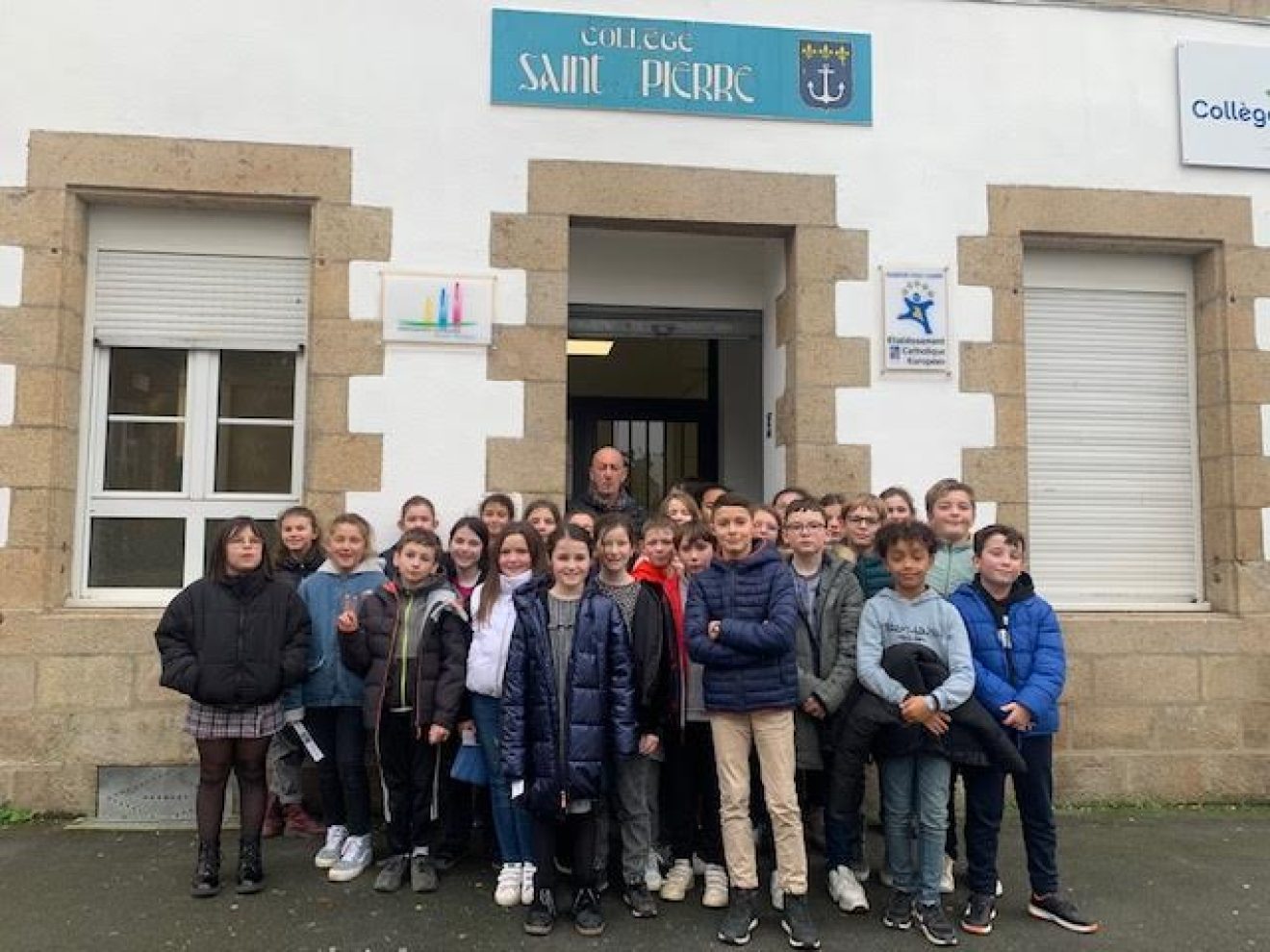 Les CM2 en visite au collège St Pierre de Port-Louis | Ecole Saint Joseph
